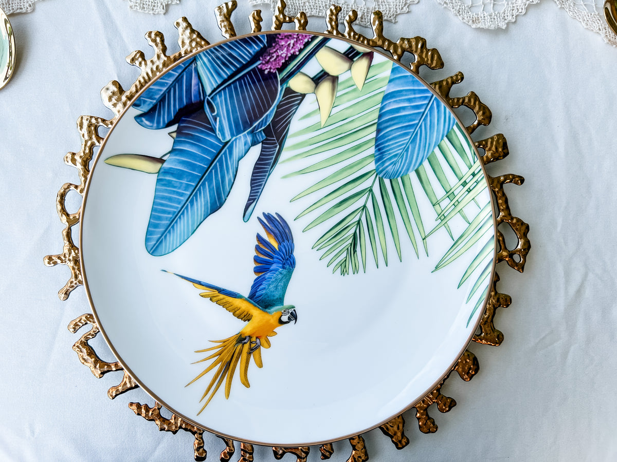 Caroline Dinner and Salad Plate Set – at home with Maria